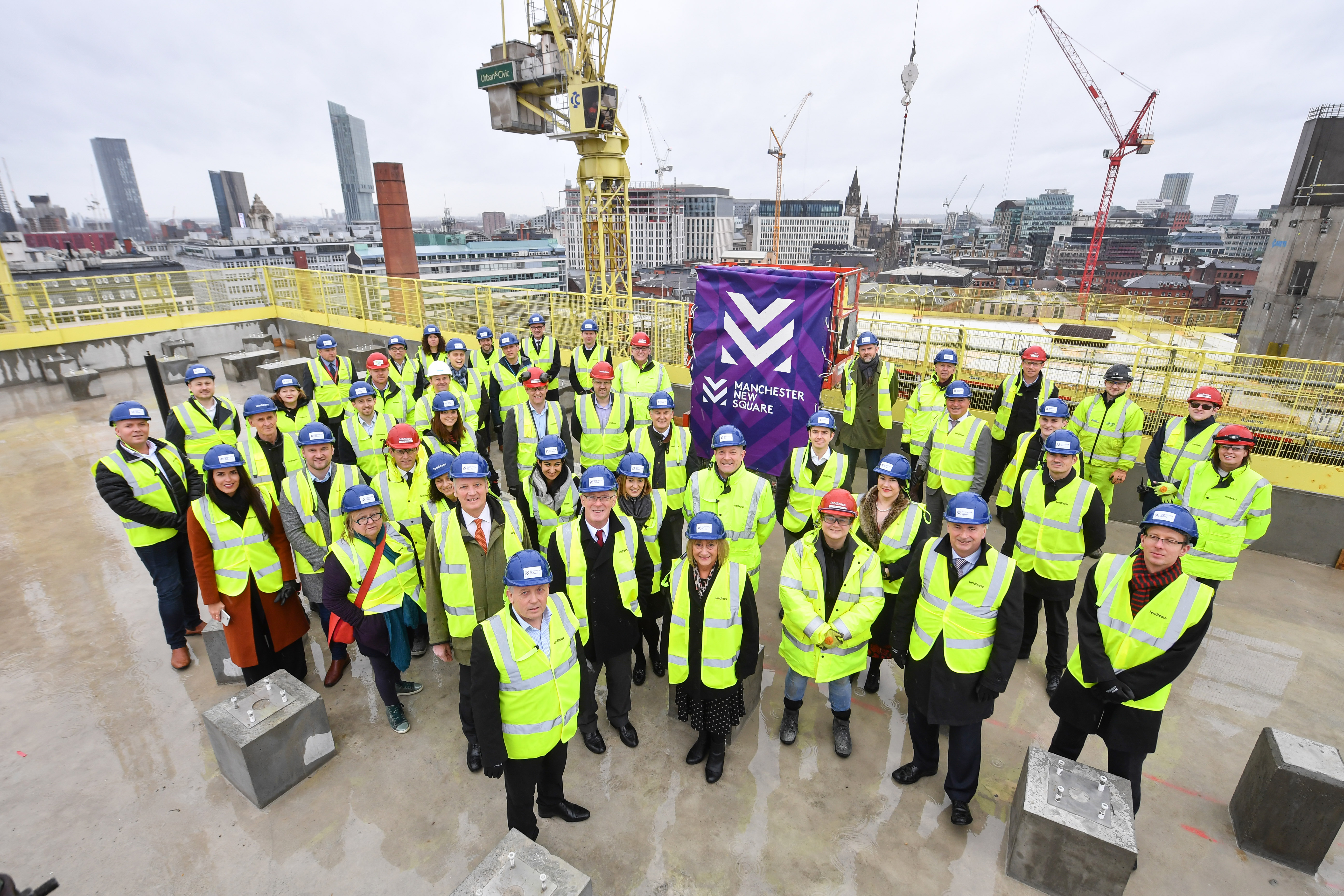 Manchester New Square tops out | SimpsonHaugh